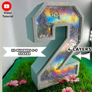 Bundle 3D Alphabet and Numbers, A-Z 0-9 Shaker and Layered, SVG Cutting ...