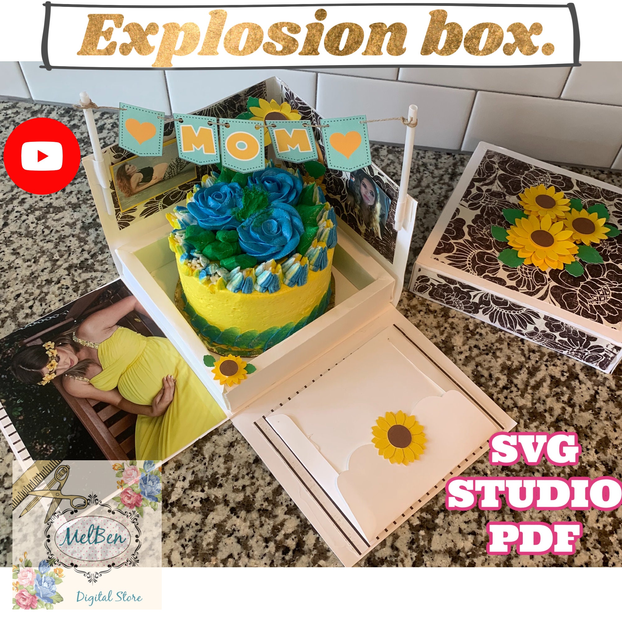 Exploding BOX File SVG Instant Download Svg Project for | Etsy Australia