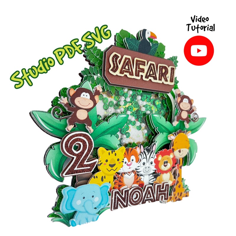 Safari Cake Topper - Etsy