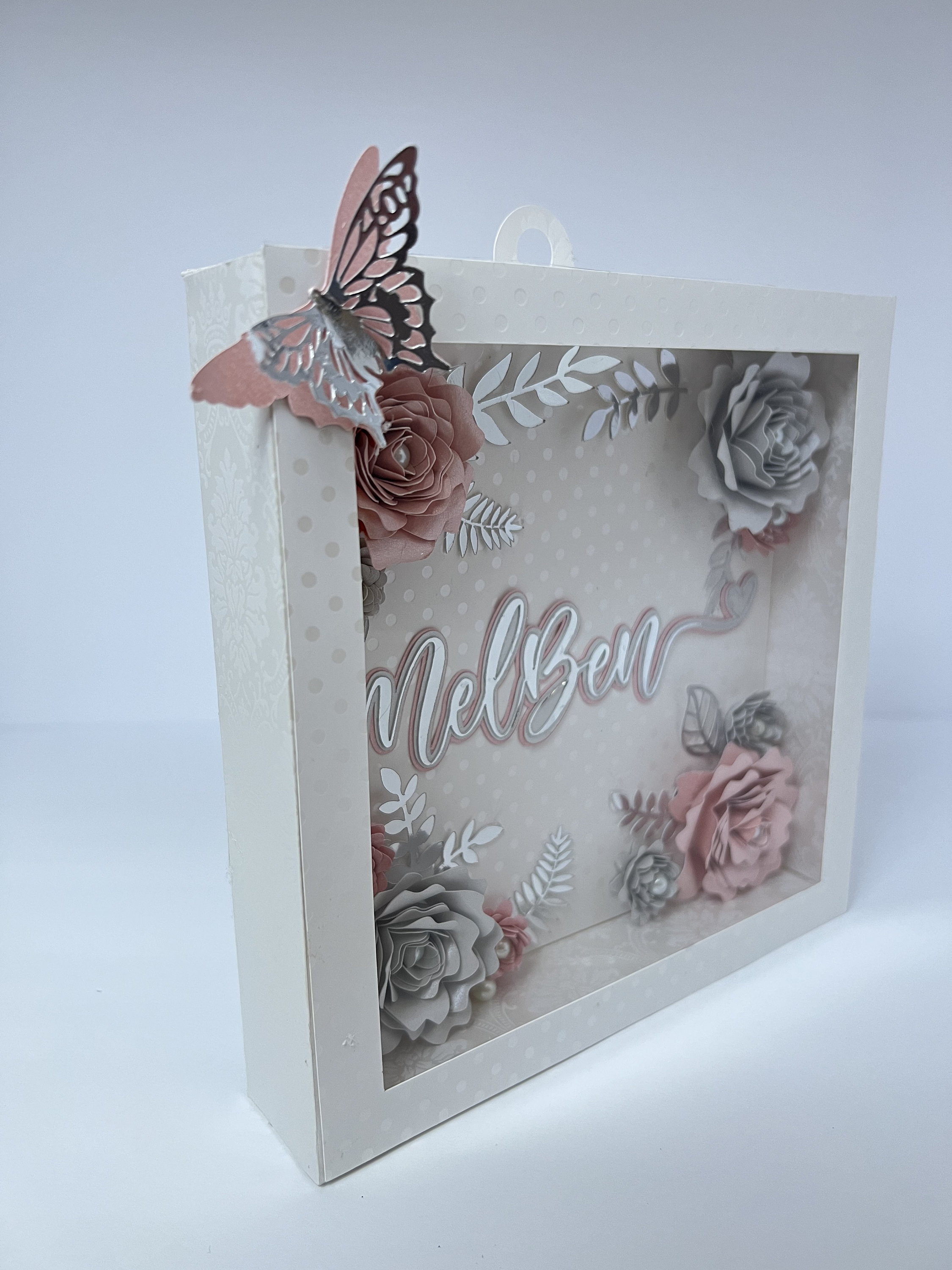 Paper Box Frame Cricut Silhouette and PDF decorations is - Etsy