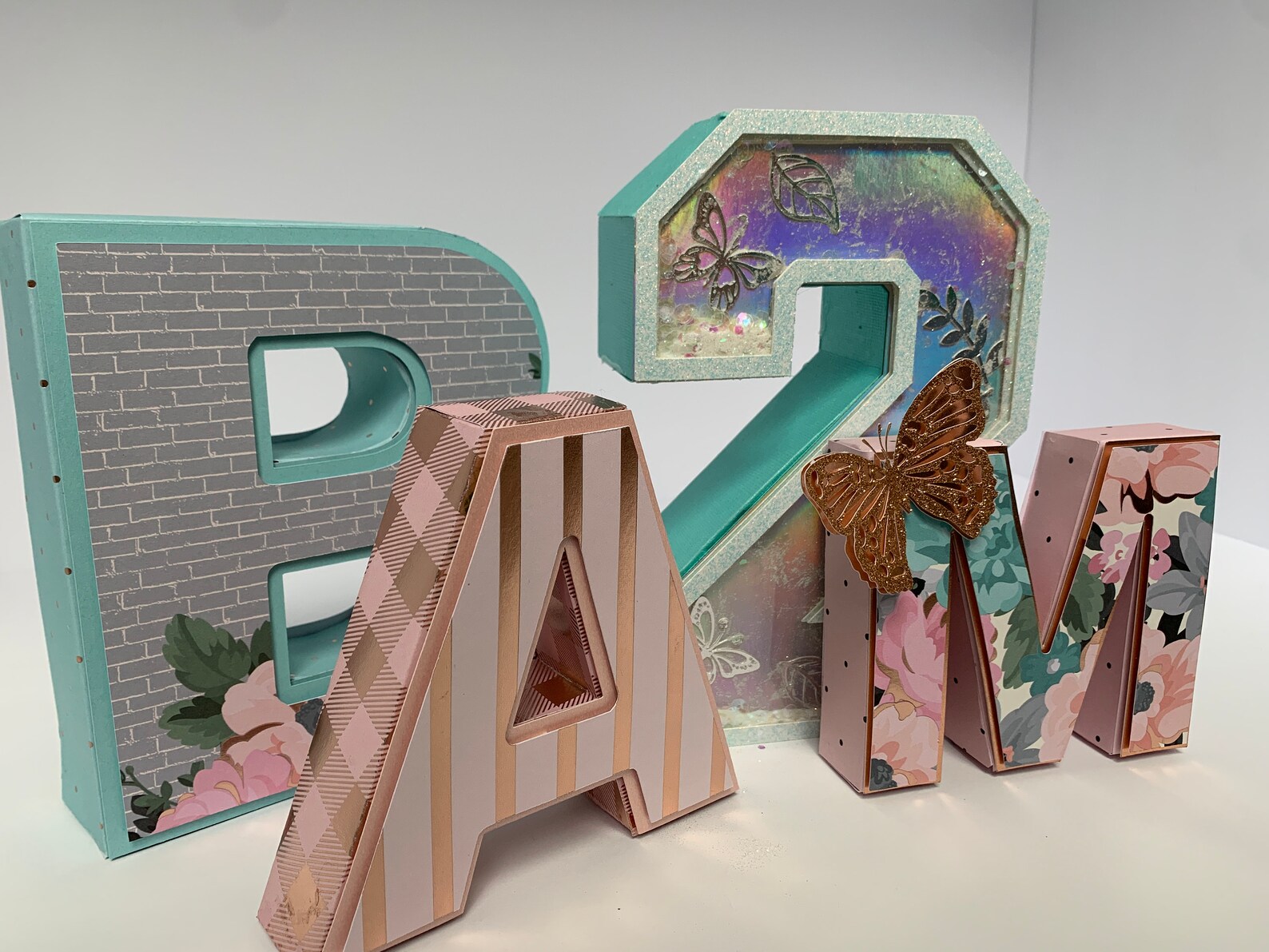 3D Letter A-Z and Numbers 0-9 Layers Included. Digital Cut - Etsy