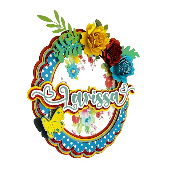 Cake Topper Layered Svg Pdf and Studio. - Etsy