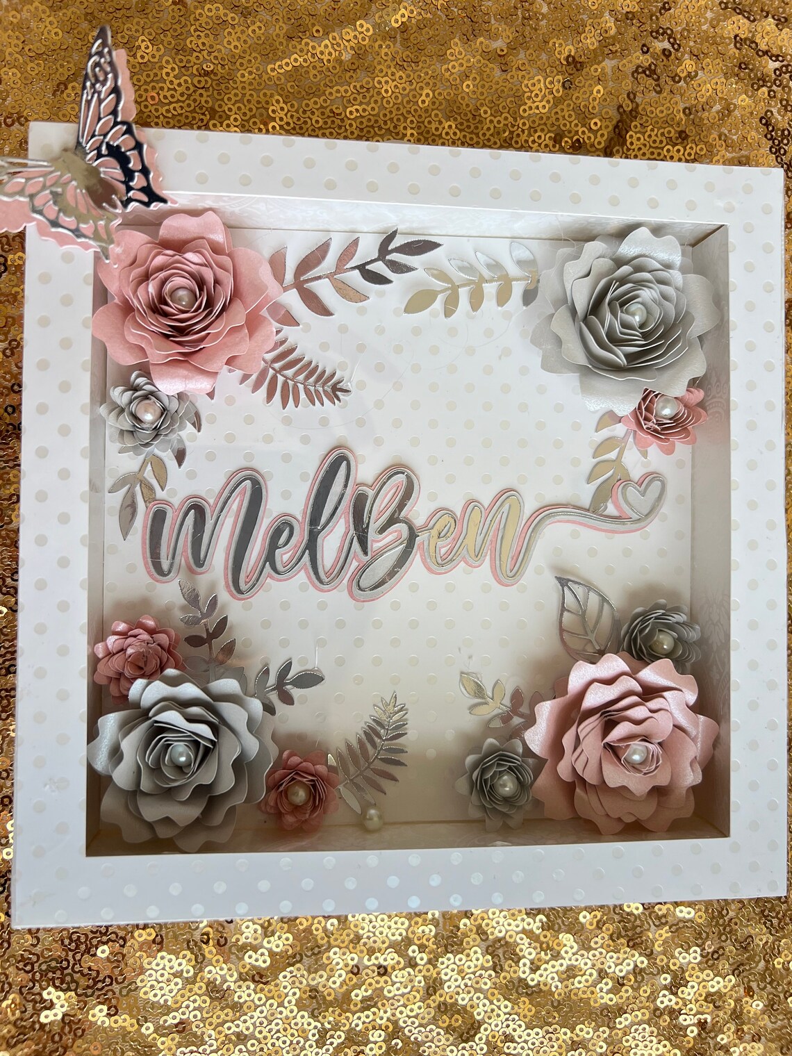 Paper Box Frame Cricut Silhouette and PDF decorations is - Etsy