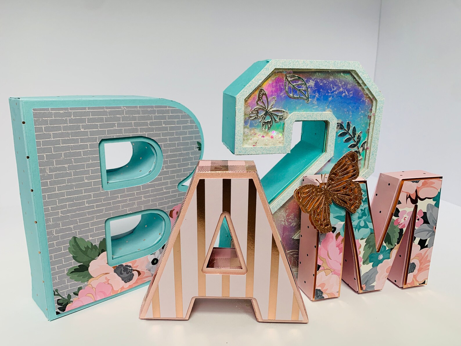 3D Letter A-Z and Numbers 0-9 Layers Included. Digital Cut - Etsy