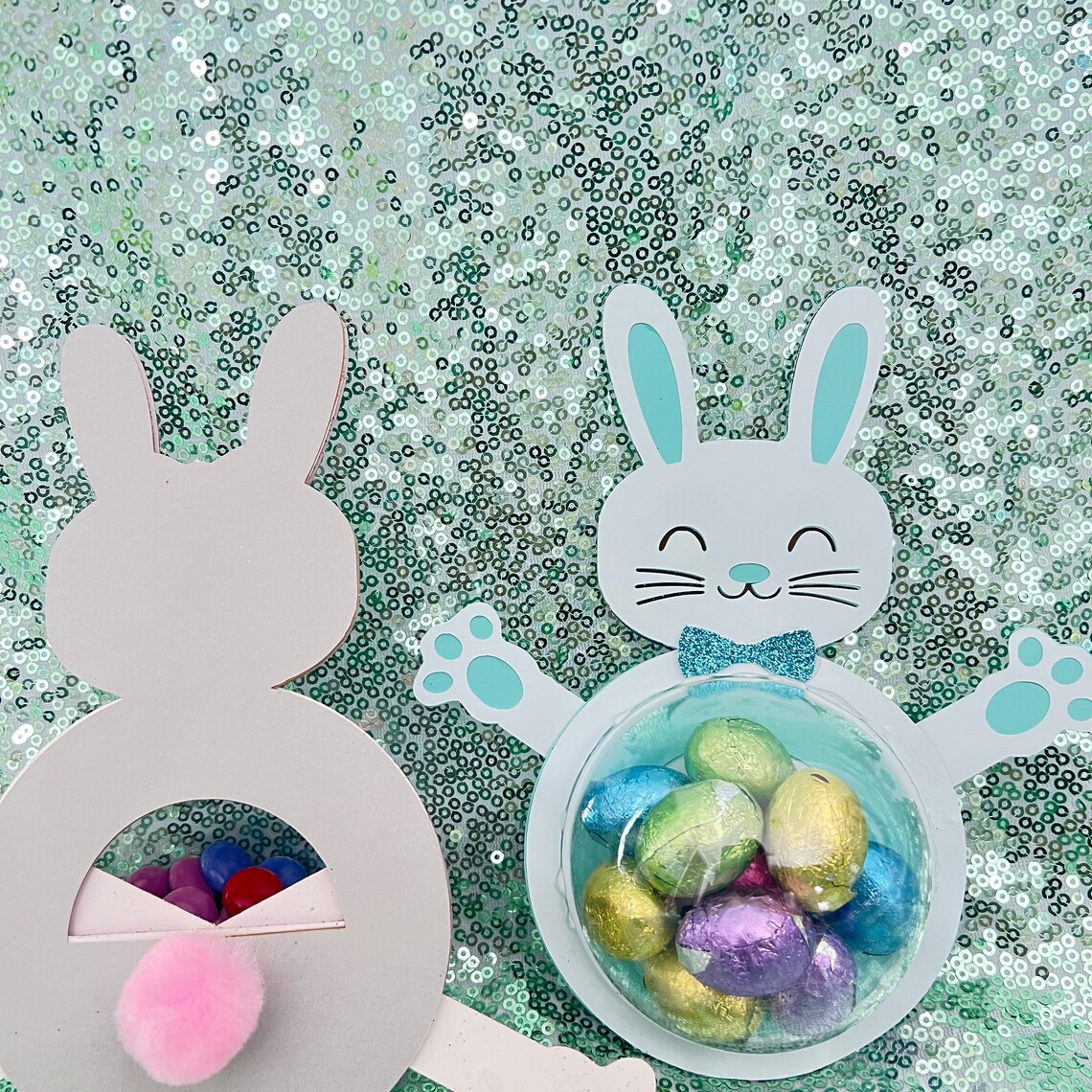 Interactive Easter Bunny Candy Holder With Fun Opening Mechanism ...