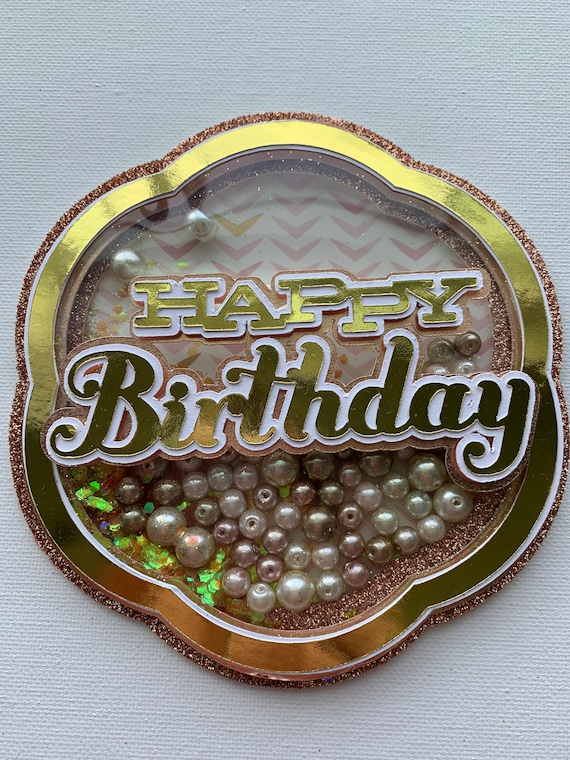 Shaker Cake Topper Template. SVG and Studio. Cutting Files for - Etsy
