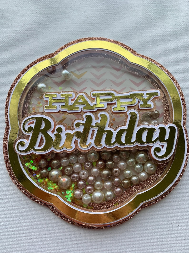 Shaker Cake Topper Template. SVG and Studio. Cutting Files for - Etsy