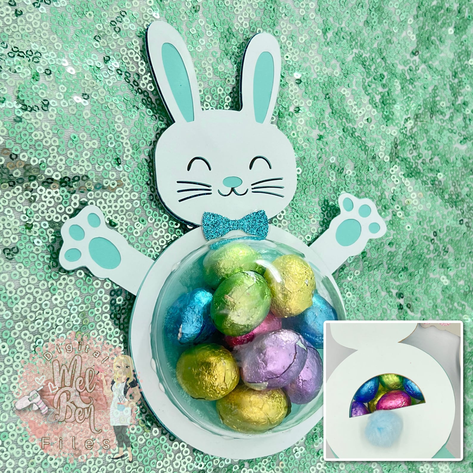 Interactive Easter Bunny Candy Holder With Fun Opening Mechanism ...