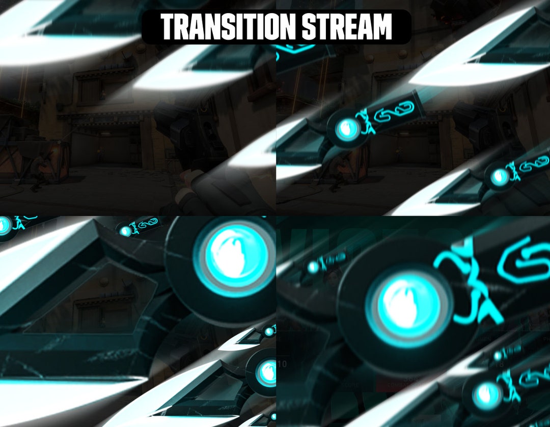 Scene Transition stinger Stream Valorant Jett Twitch, Kick and Youtube ...