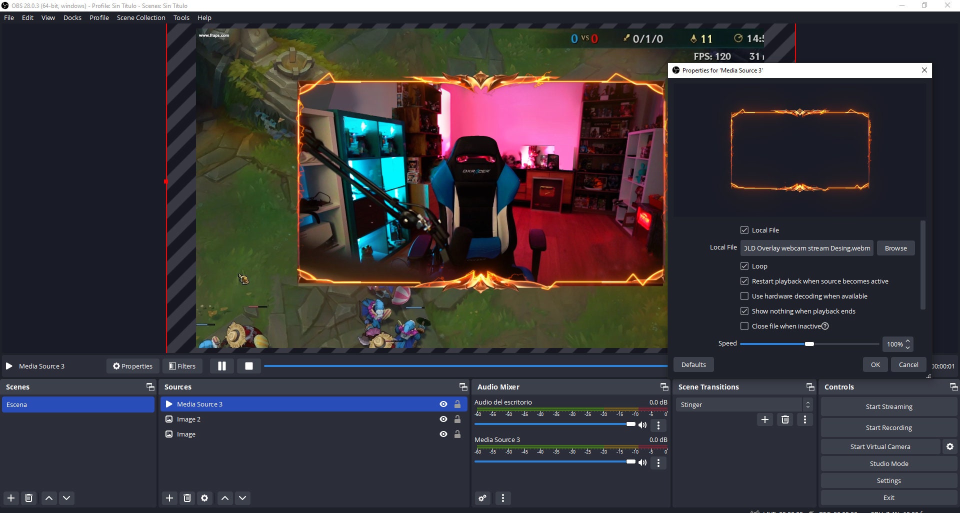 Stream Overlay Webcam League of Legends RANKEDS Rangos - Etsy