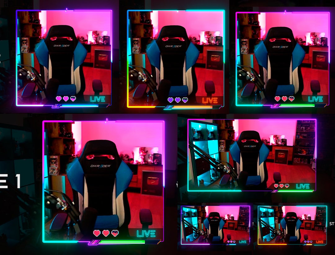 Arcade - Webcam Overlays Stream Design - Pack of 3 Styles - HD Quality ...