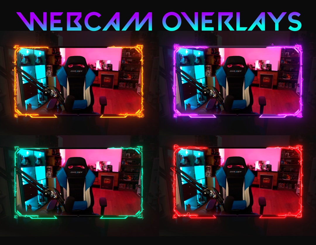 New Animated Webcam Frames, Includes 4 Different Color Styles - Etsy