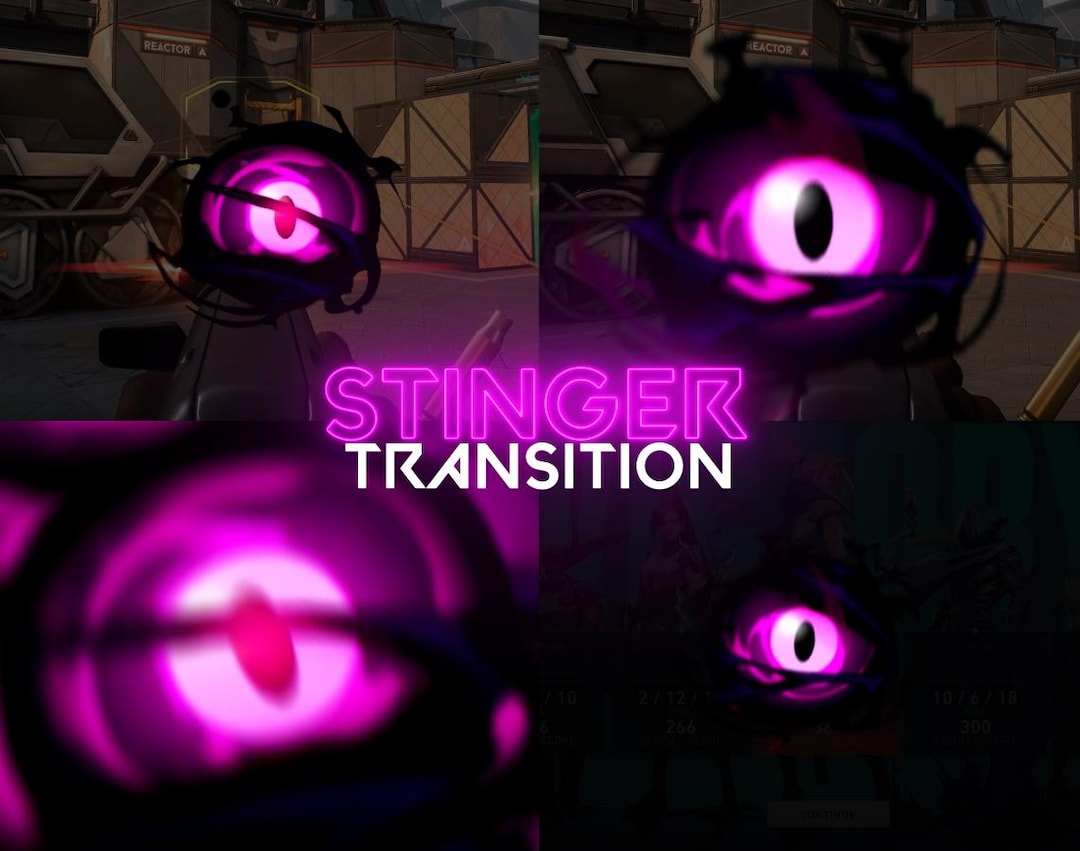 Scene Transition - Stinger - Reyna Valorant - Neon Purple - Etsy