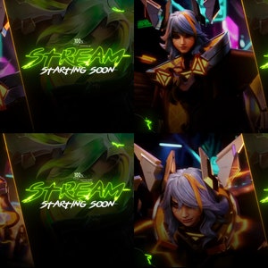 ZERI - Stream Overlays Pack - Animated Designs - Webm Format - Etsy