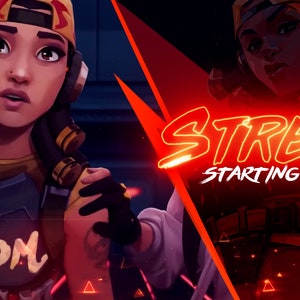 Valorant Raze - Animated Stream Overlays Pack - HD Quality Webm Format ...