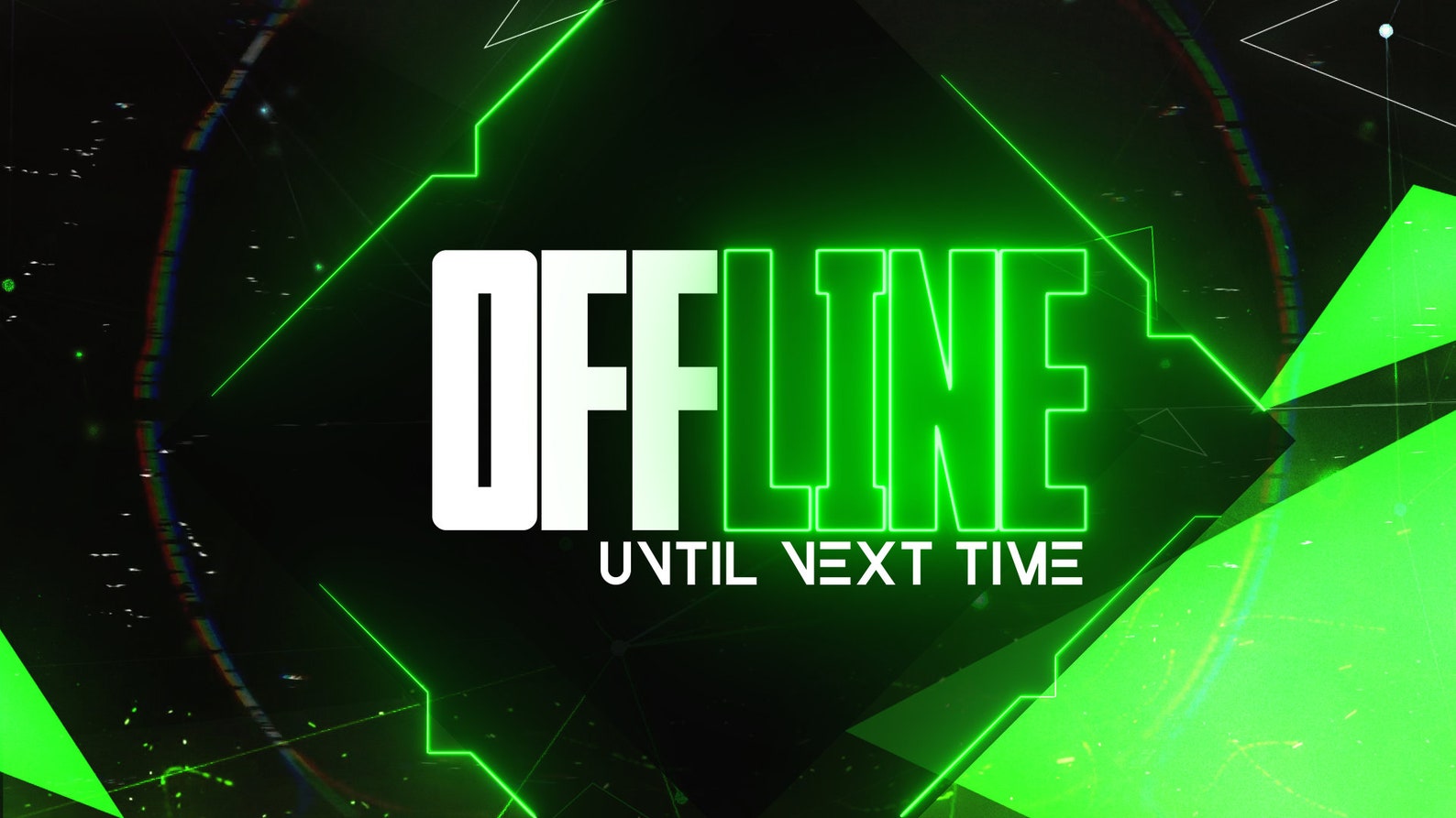 Futuristic Green Neon Style Overlays Animated Designs Webm | Etsy