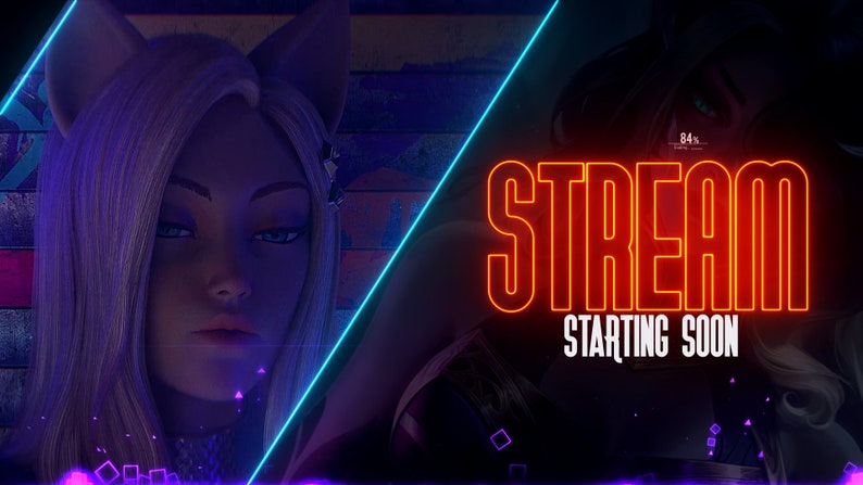 Stream Overlay Pack Ahri League of Legends Overlays Stream - Etsy