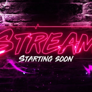 RGB Style Stream Overlays Pack - RGB Animation - Etsy