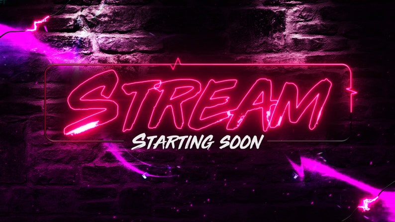 RGB Style Stream Overlays Pack RGB Animation - Etsy