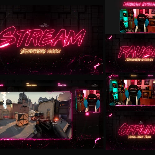 Jinx Animated Stream Overlay Pack HD Quality WEBM Format - Etsy Canada