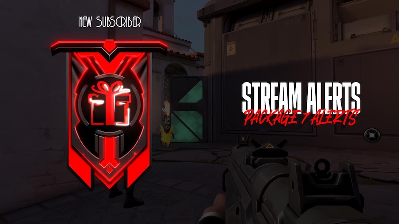 Animated Red Stream Alerts Pack: Neon Flash - Twitch, Kick, Youtube - Etsy
