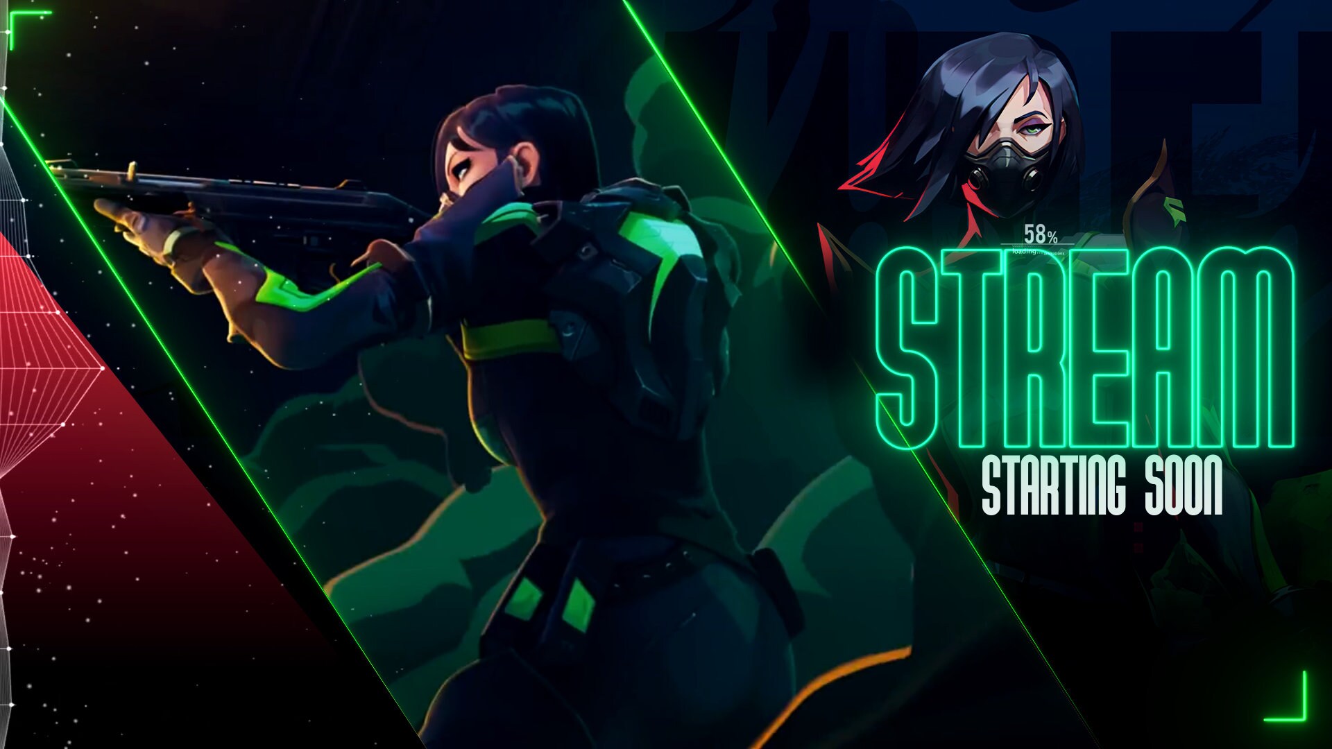 Viper Valorant Animated Stream Overlays Pack WEBM Format - Etsy