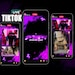 Neon Purple TIKTOK Streaming Overlay Pack - Tiktok Live Animated Design - Etsy
