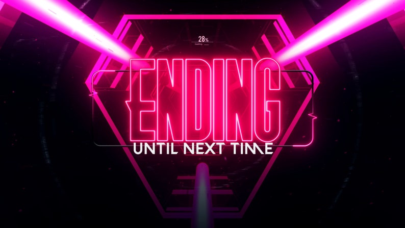 Stream Pack - Neon Pink Overlays - Animated Overlays Design Webm Format ...