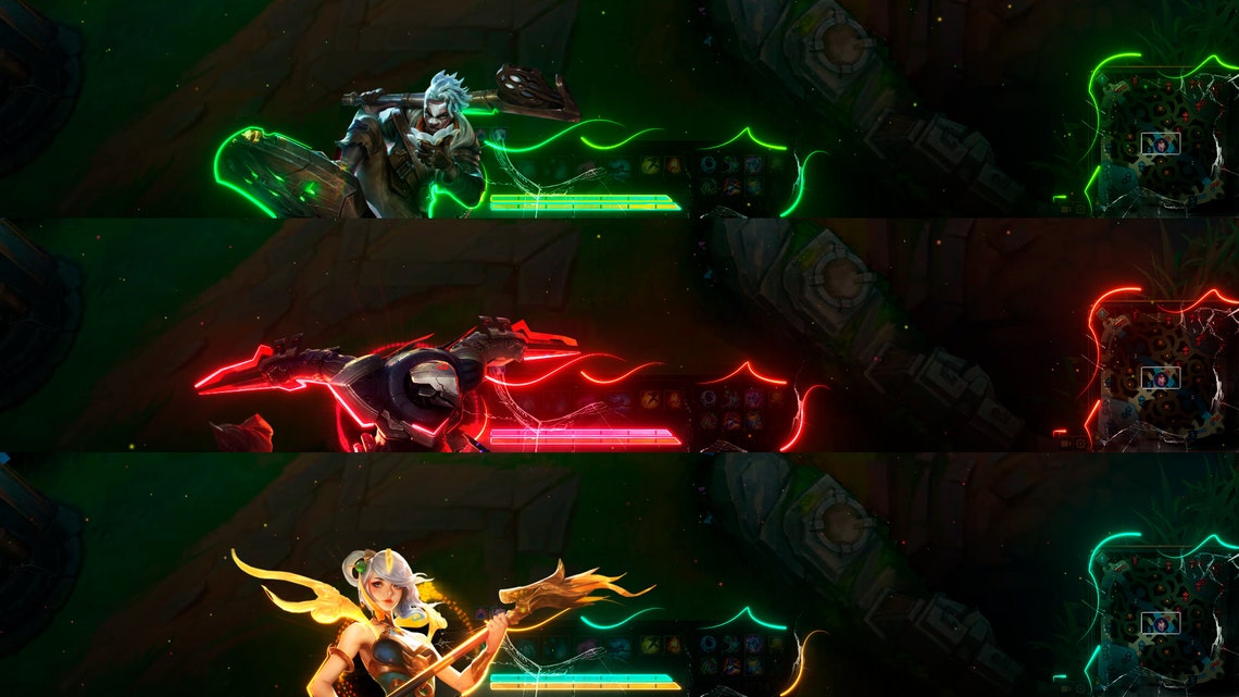 Overlays Stream League of Legends 11 Different Champions - Etsy