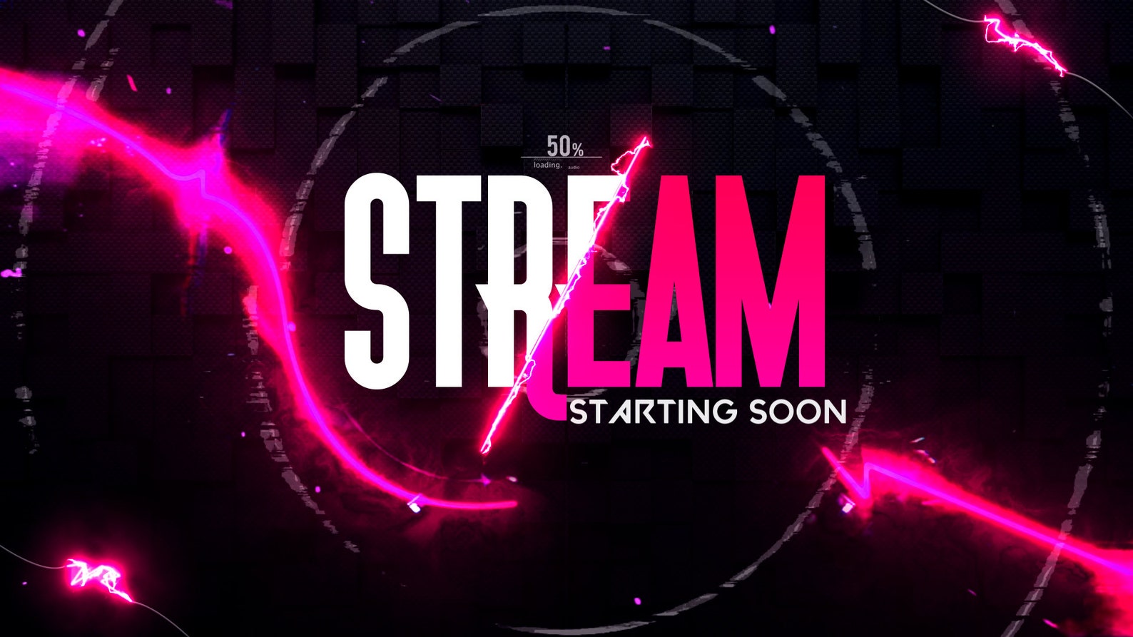 Stream Overlays Super Pack - Neon Magenta - Animated Overlays WEBM ...