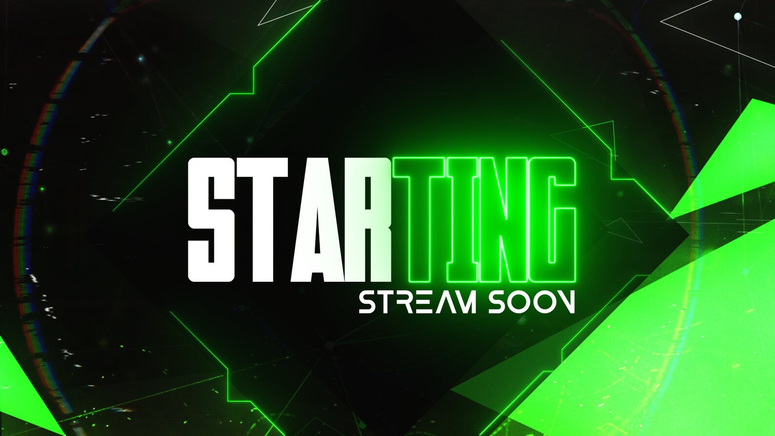 Futuristic Green Neon Style Overlays Animated Designs Webm | Etsy