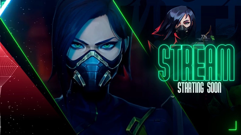 Viper Valorant Animated Stream Overlays Pack WEBM Format - Etsy