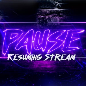 Overlays Stream Animated Neon Purple Style Pack WEBM Format - Etsy