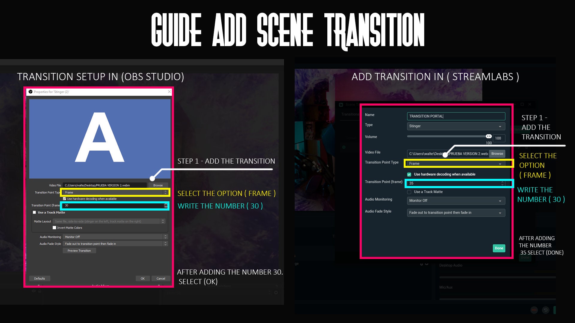 PORTAL Stream Scene Transition Easy to Use Compatible - Etsy