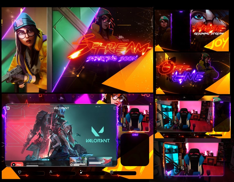 Stream Pack Killjoy Valorant Animated Design HD Quality - Etsy