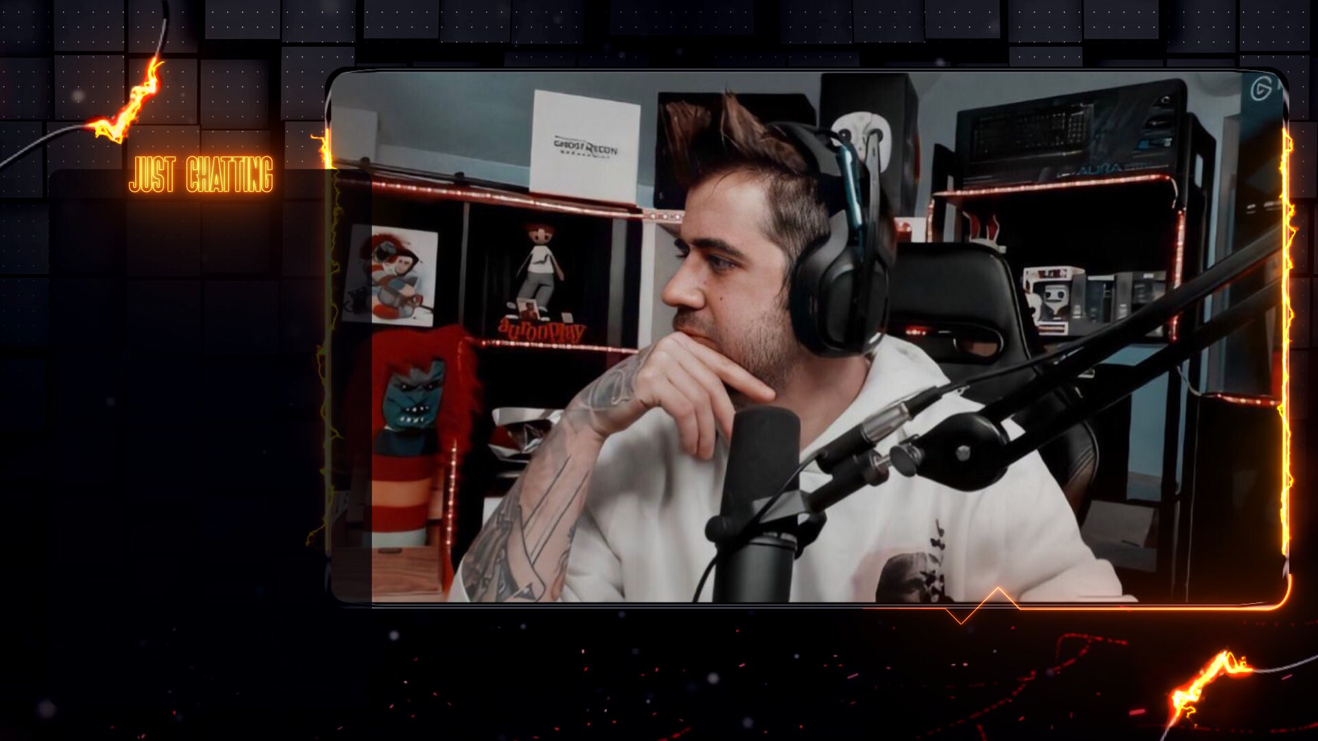 Animated Stream Pack Yellow Electric Overlays WEBM Format - Etsy