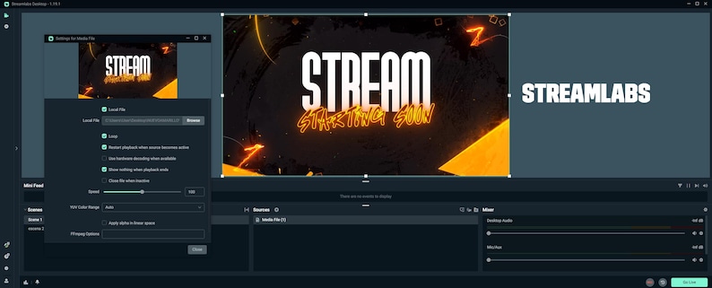 Neon Graffiti Animated Stream Package: Twitch, Youtube, Kick (OBS ...