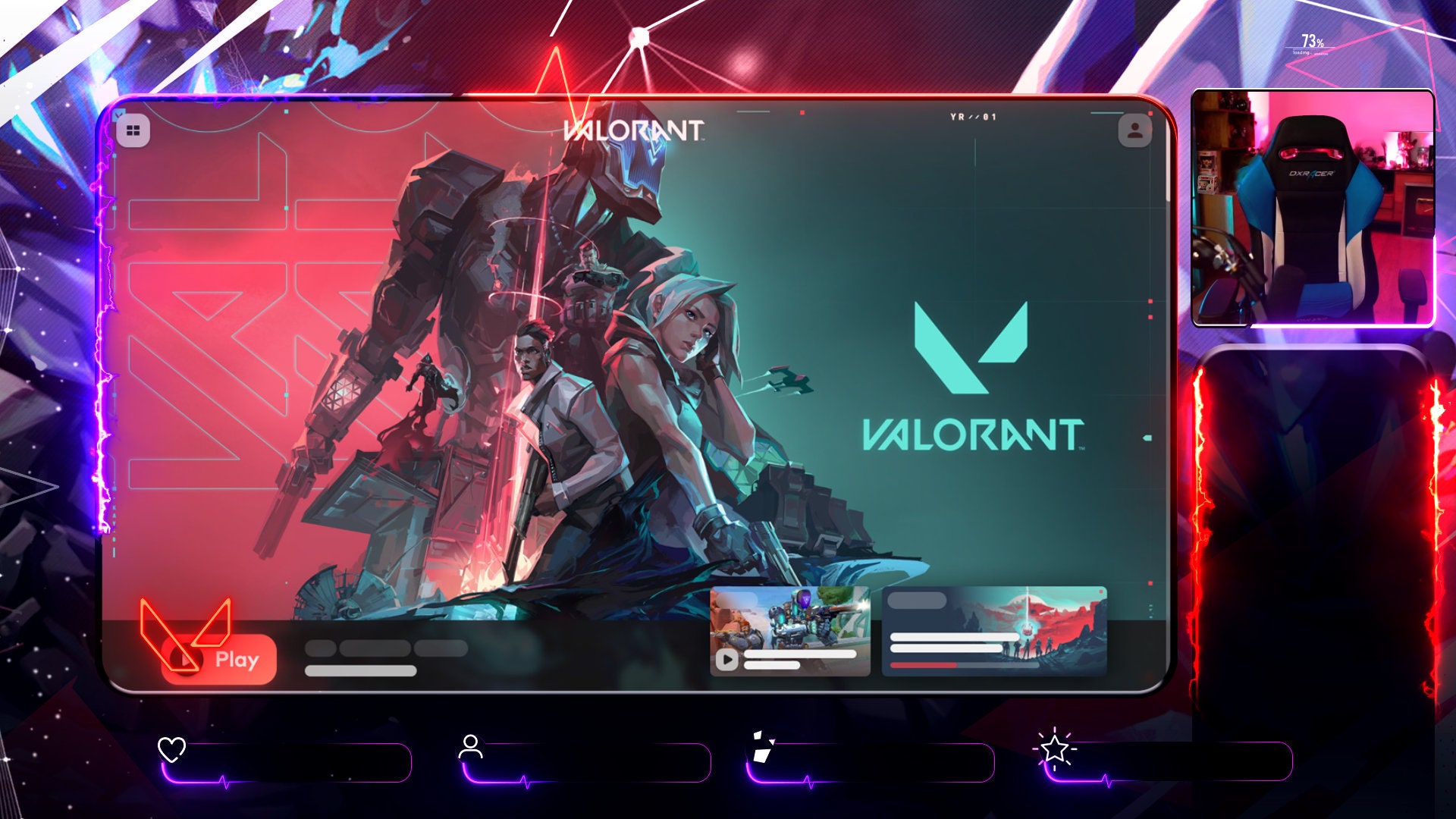 Overlays Stream Pack Omen Animated Stream Desing - Etsy Australia