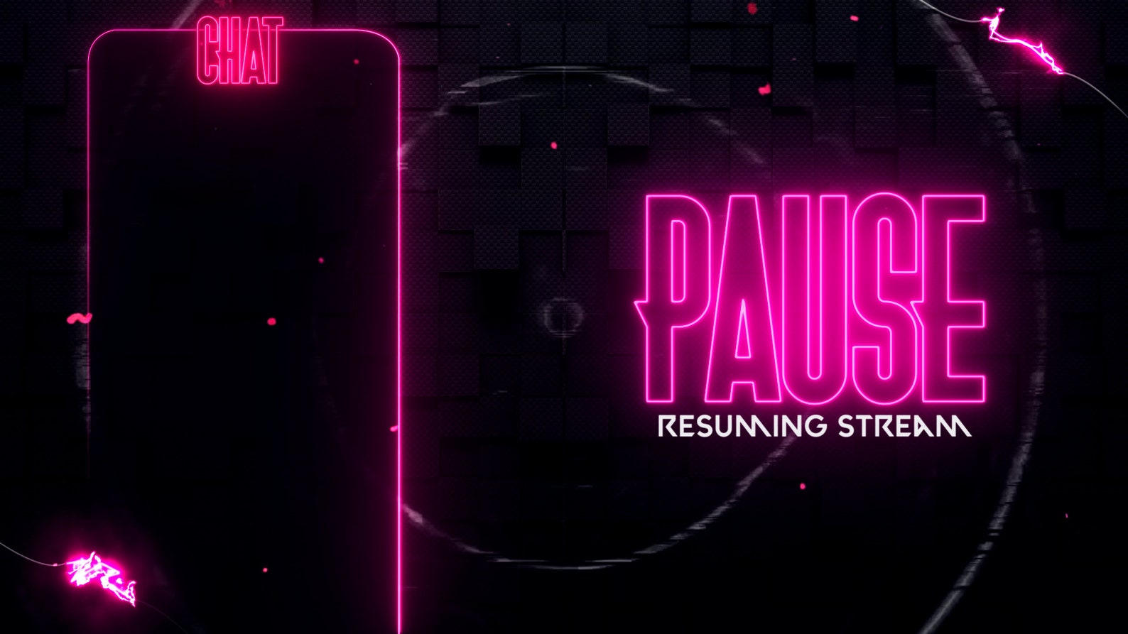 Stream Overlays Super Pack - Neon Magenta - Animated Overlays WEBM ...