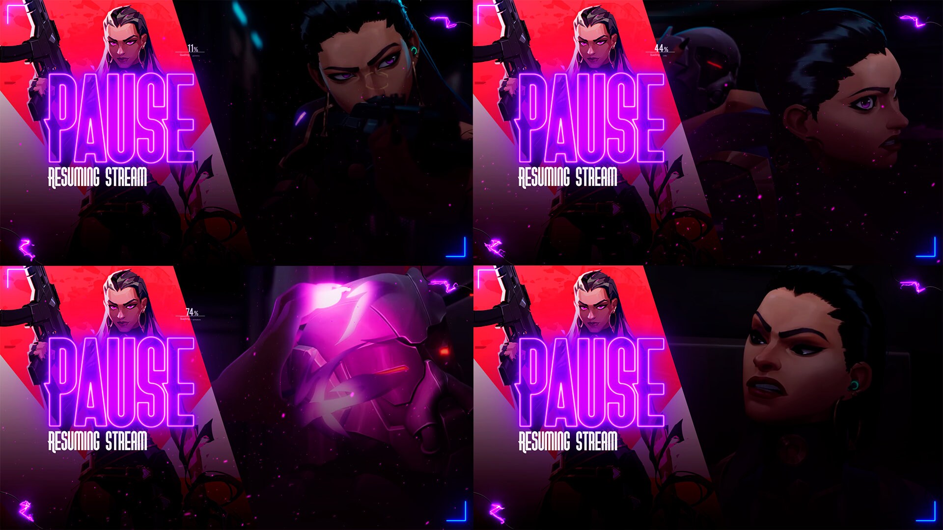 REYNA Valorant Animated Stream Overlays Pack WEBM Format - Etsy Canada