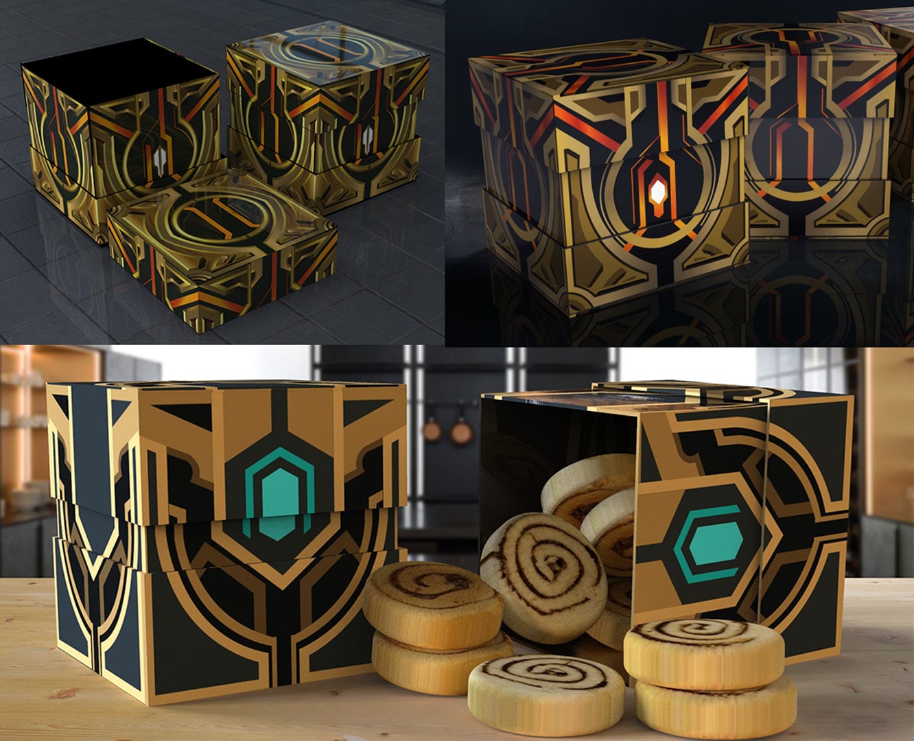 Cajas Hextech - Diseños imprimibles - League Of Legends - Etsy España