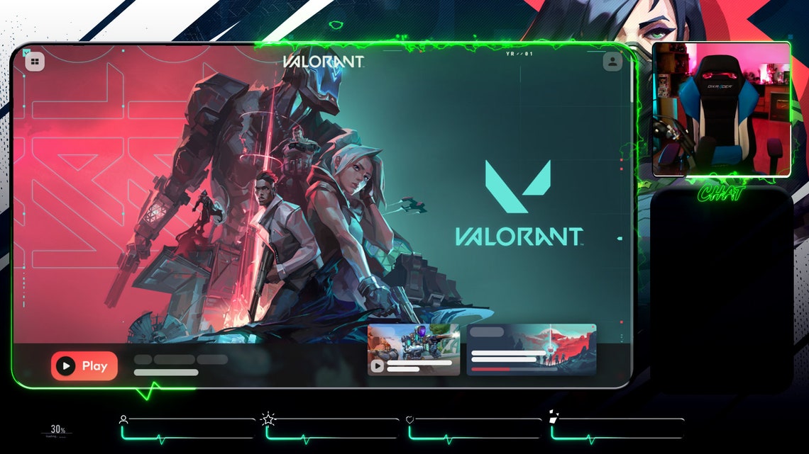 Viper Valorant Animated Stream Overlays Pack WEBM Format - Etsy