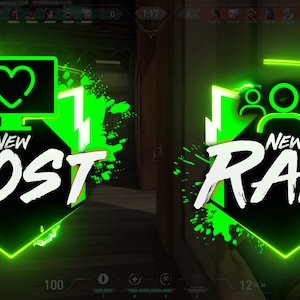 Animated Stream Alerts - Neon Green Style - Compatible Twitch - Kick ...