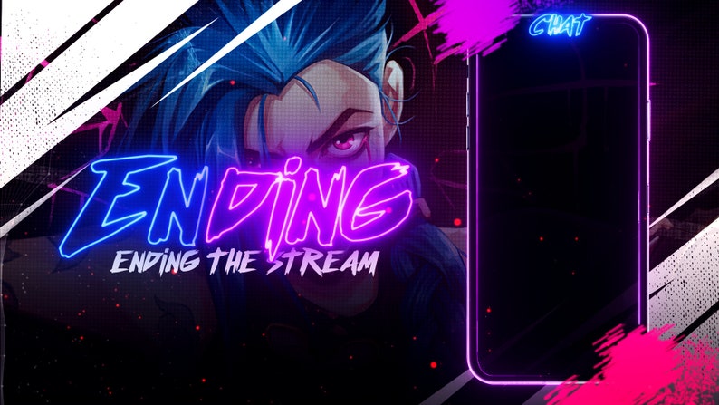 Jinx Animated Stream Overlay Pack HD Quality WEBM Format - Etsy