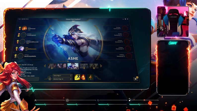 Custom Stream Pack Lux League of Legends Animated Twitch - Etsy