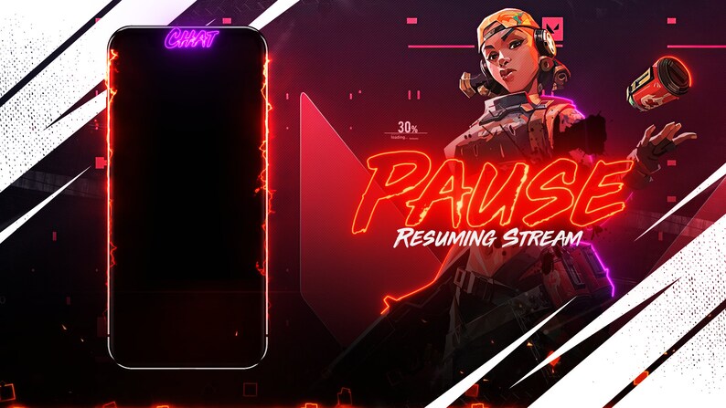 Valorant Raze Animated Stream Overlays Pack HD Quality - Etsy