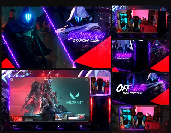 Overlays Stream Pack Omen Animated Stream Desing - Etsy