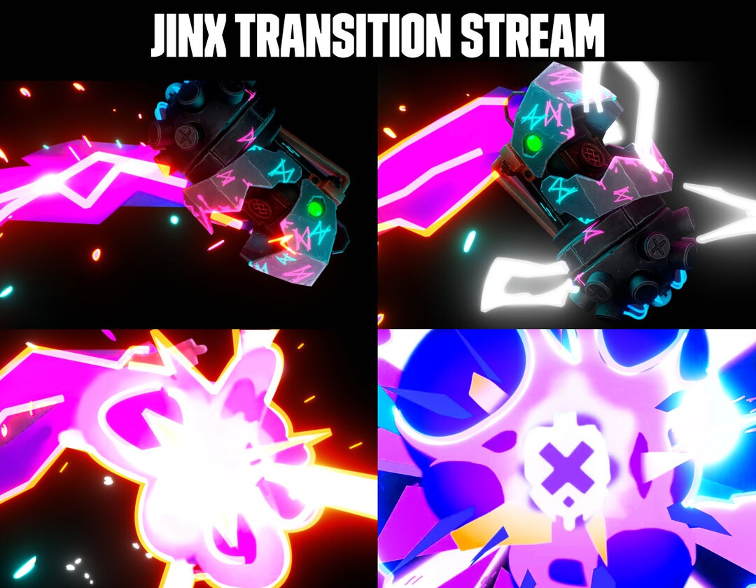 Stream Scene Transition - Jinx - Twitch - Kick - Etsy