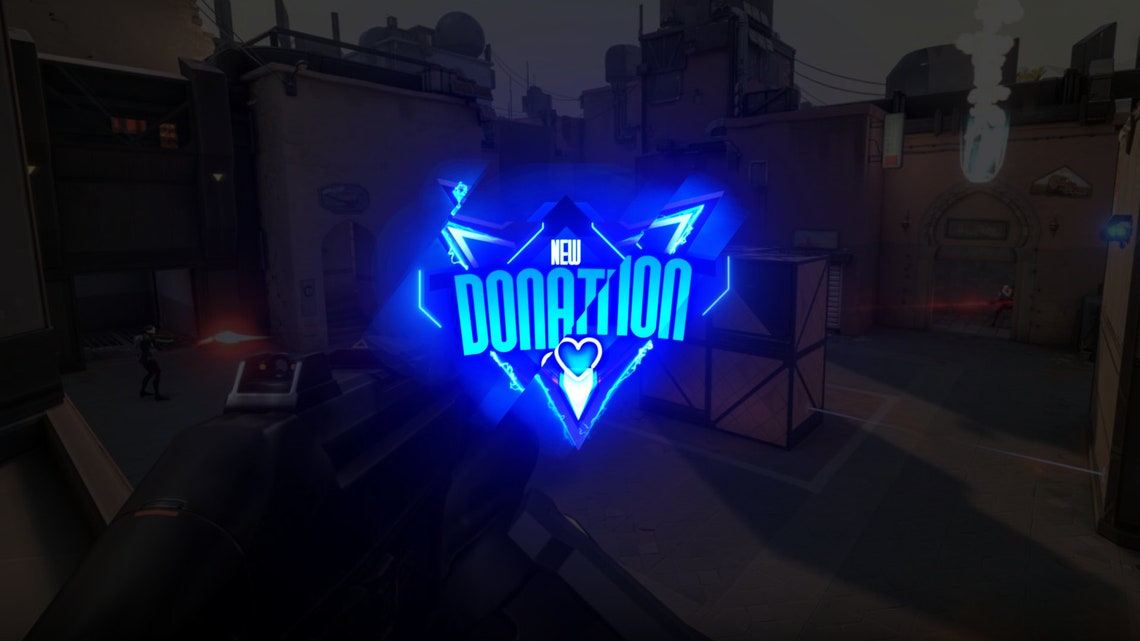 Animated Stream Alerts Neon Blue Style Compatible With - Etsy