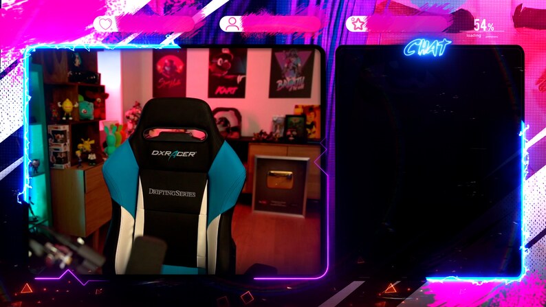 Jinx Animated Stream Overlay Pack HD Quality WEBM Format | Etsy